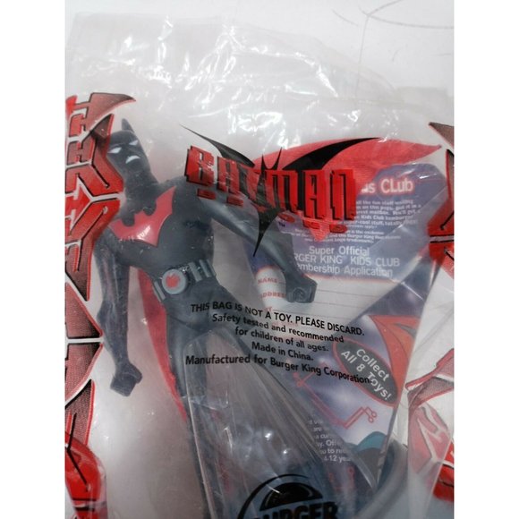 DC Comics | Toys | New Batman Beyond Burger King Toy Action Wing Batman ...